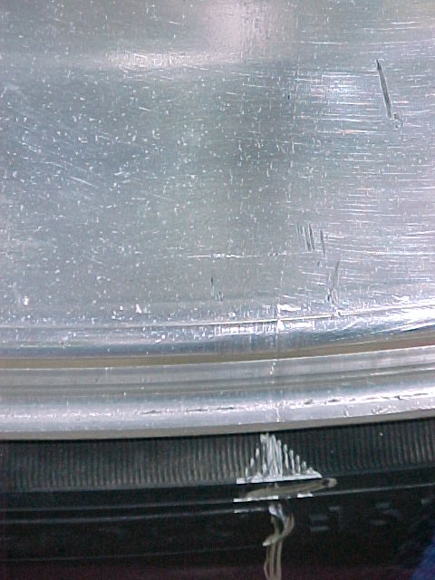 Found a cracked rim...