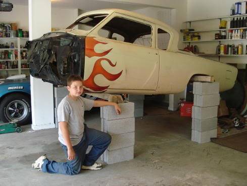 S-10 frame under 53 Studebaker Commander?