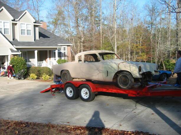 S-10 frame under 53 Studebaker Commander?