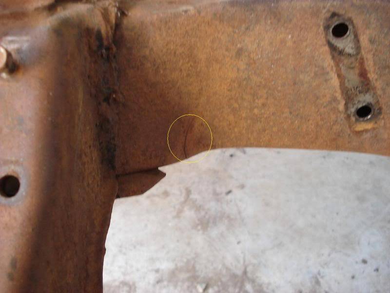Stock subframe damage