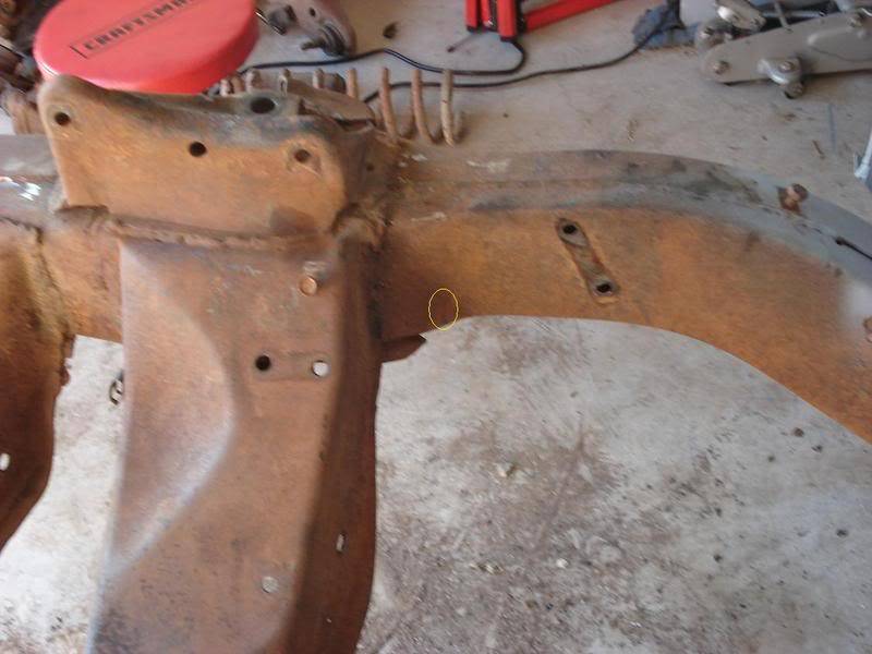 Stock subframe damage