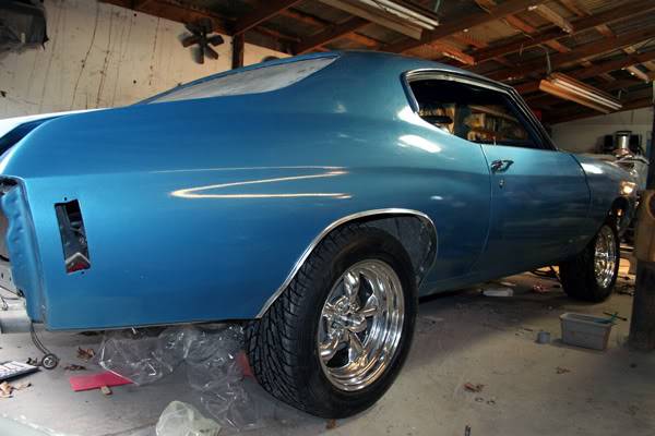 my new wheel tire combo 72 chevelle