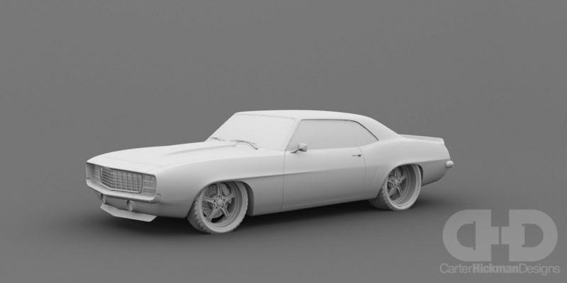 New 69 camaro rendering