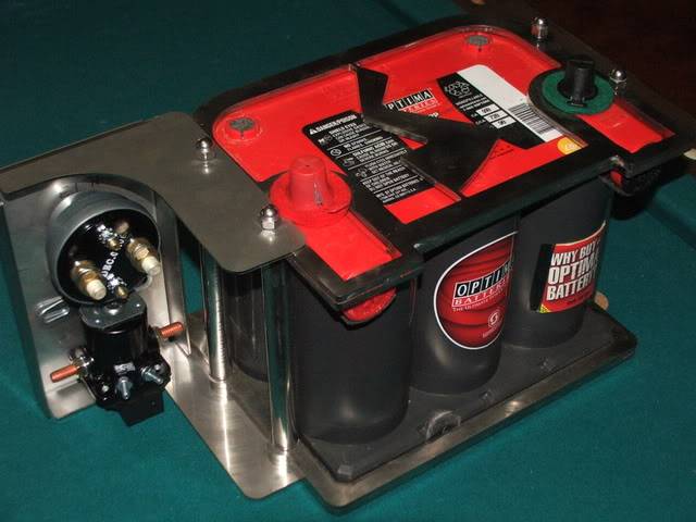 Trunk mount battery progress