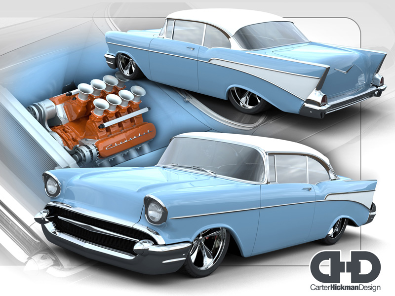 Big Oak Garage 57 chevy