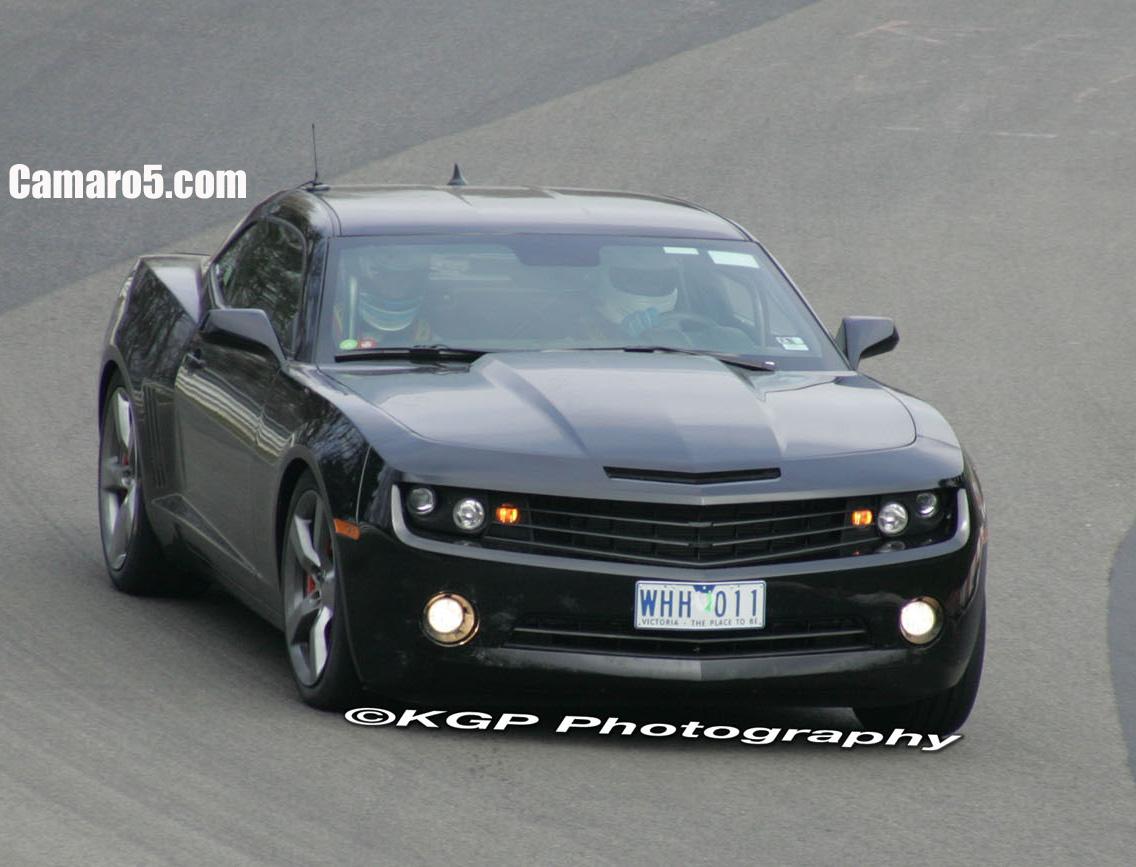 5th gen Camaro running around on the nurburgring test track with BBK