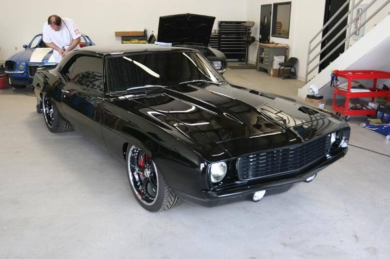 Black rims on a Black ride