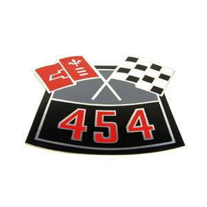 Custom Air cleaner decals for a Camaro