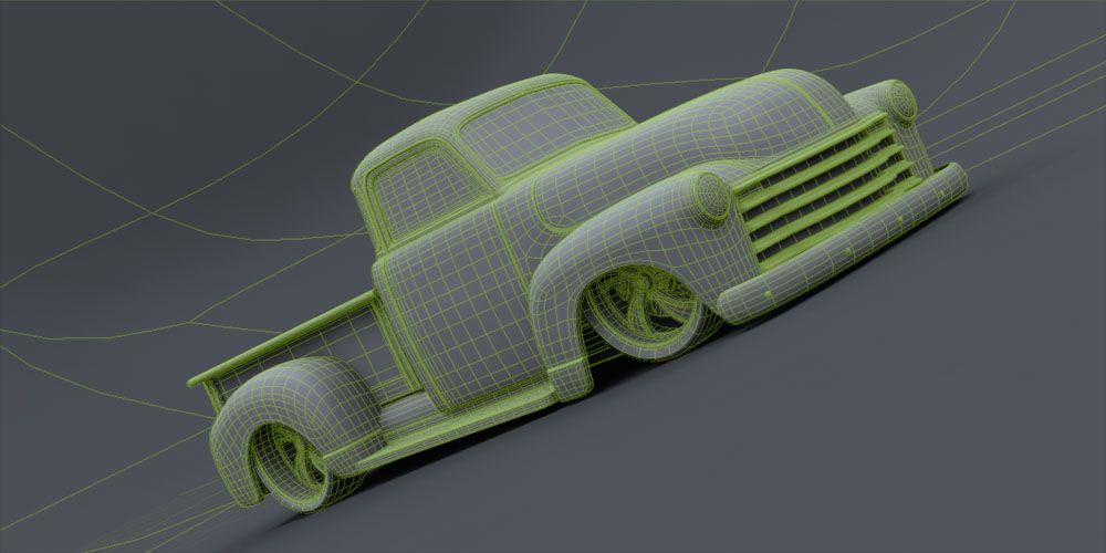 Chevy truck rendering