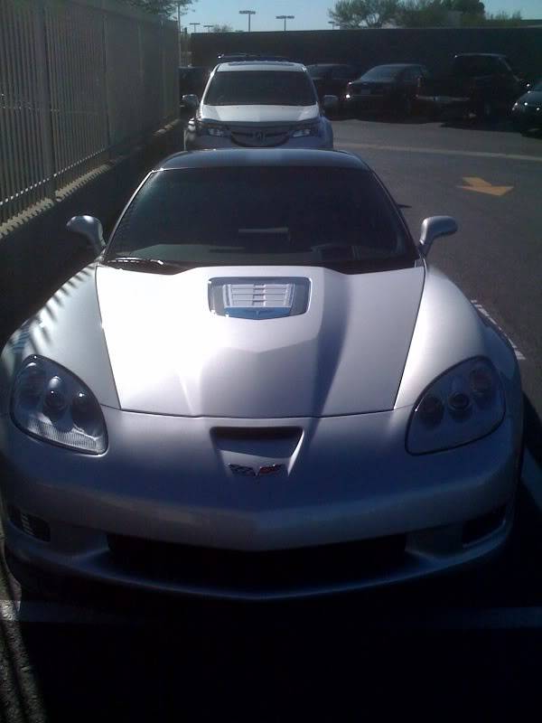 Silver ZR1 Delivered