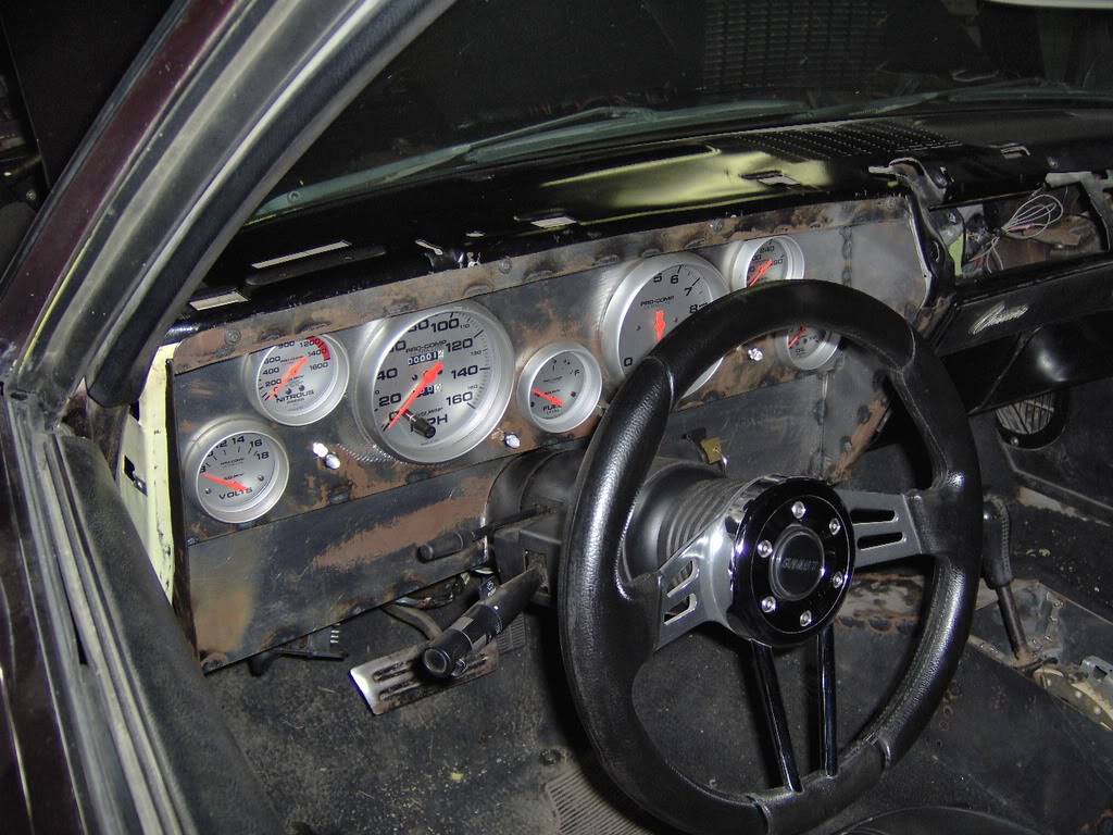 02 camaro dash in a 69 camaro?