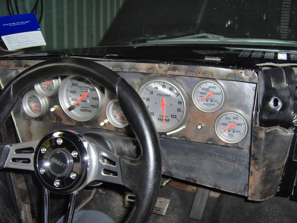 02 camaro dash in a 69 camaro?