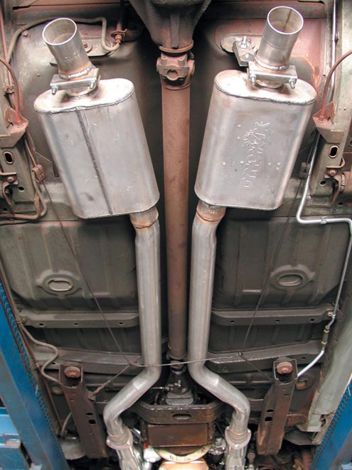 Exhaust hangers, locations, and pictures - Camaro, Nova, whathaveya
