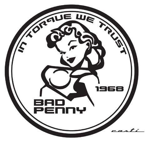 Bad Penny Logo - which fits the car better?