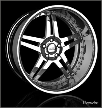 New from Rushforth 3 piece 18" wheels