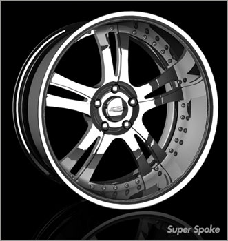 New from Rushforth 3 piece 18" wheels