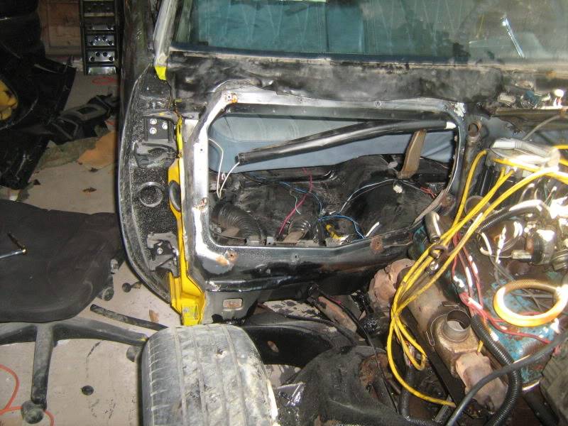 Firewall clean up on Buick Regal/G-Body