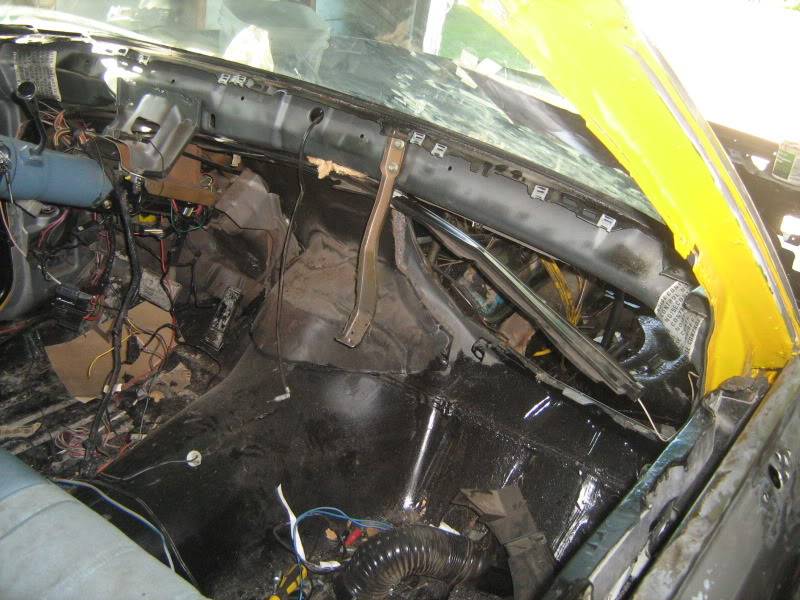 Firewall clean up on Buick Regal/G-Body