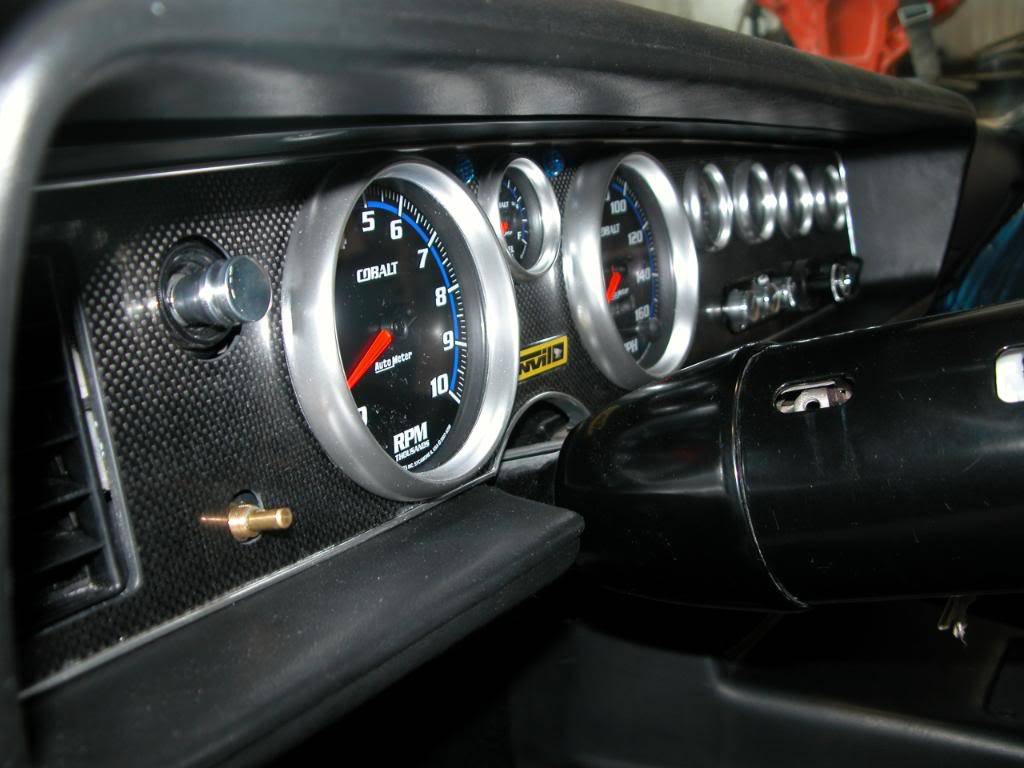 "How to" carbon fiber dash panel for 2nd gen bird. Anvil, Autometer ...
