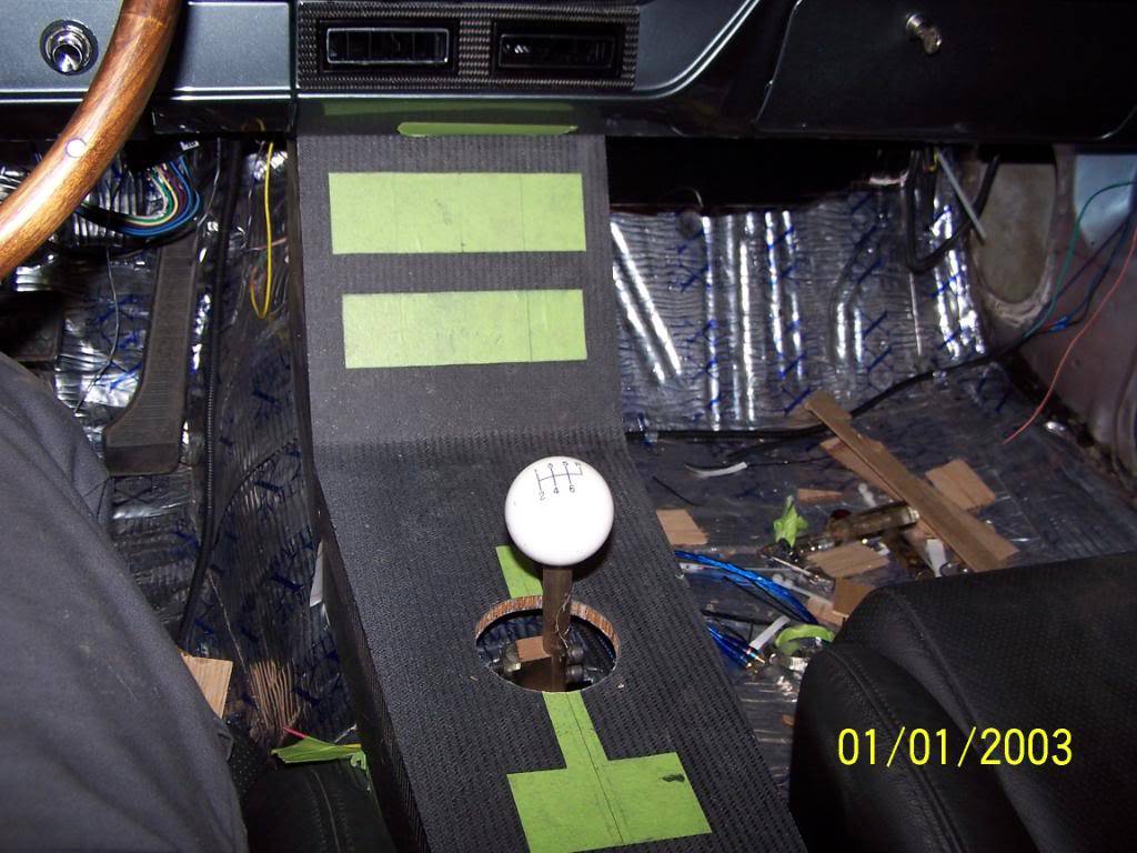 65 GTO carbon fiber center console