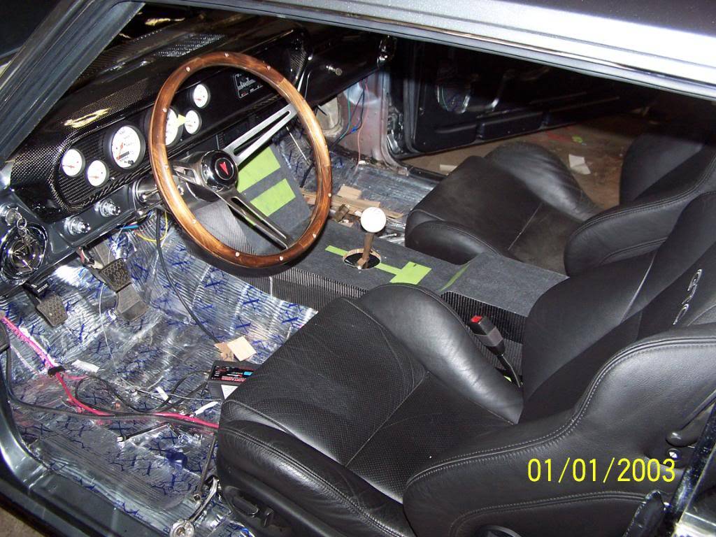 65 GTO carbon fiber center console