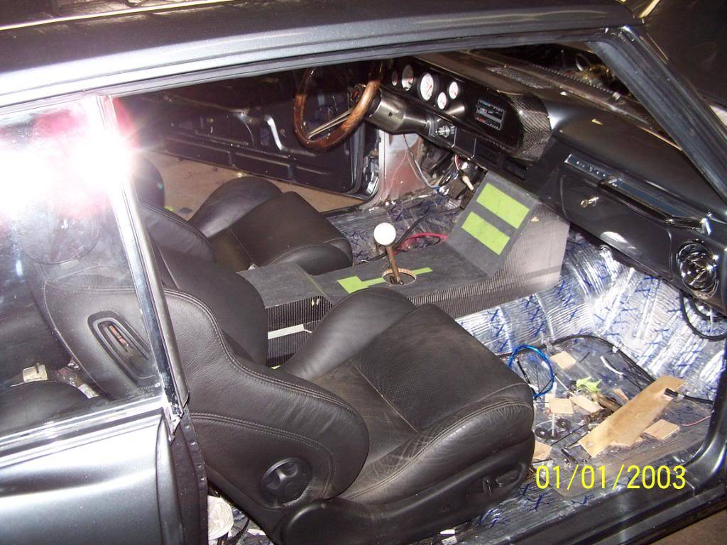 65 GTO carbon fiber center console