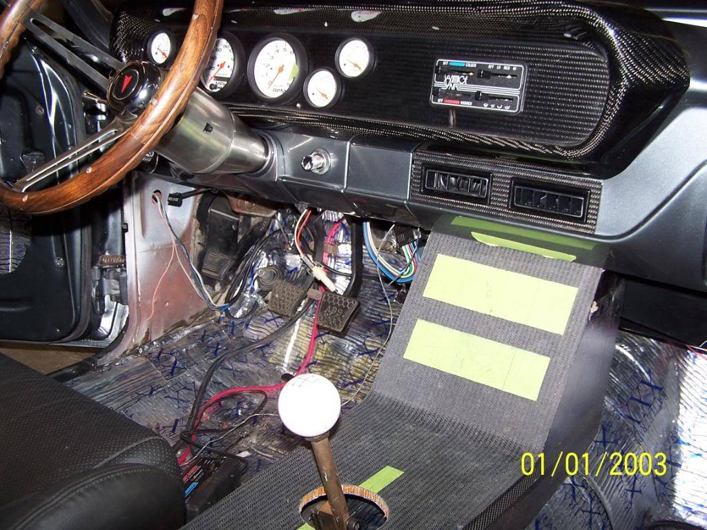 65 GTO carbon fiber center console