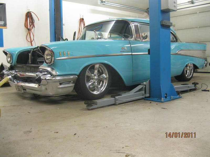 Norway, 57 Chevy, 555EFI, TCI 6x