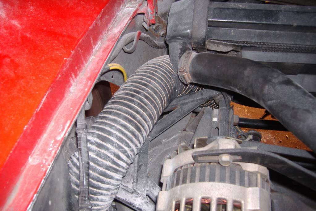 Custom front splitter/air dam and brake ducts