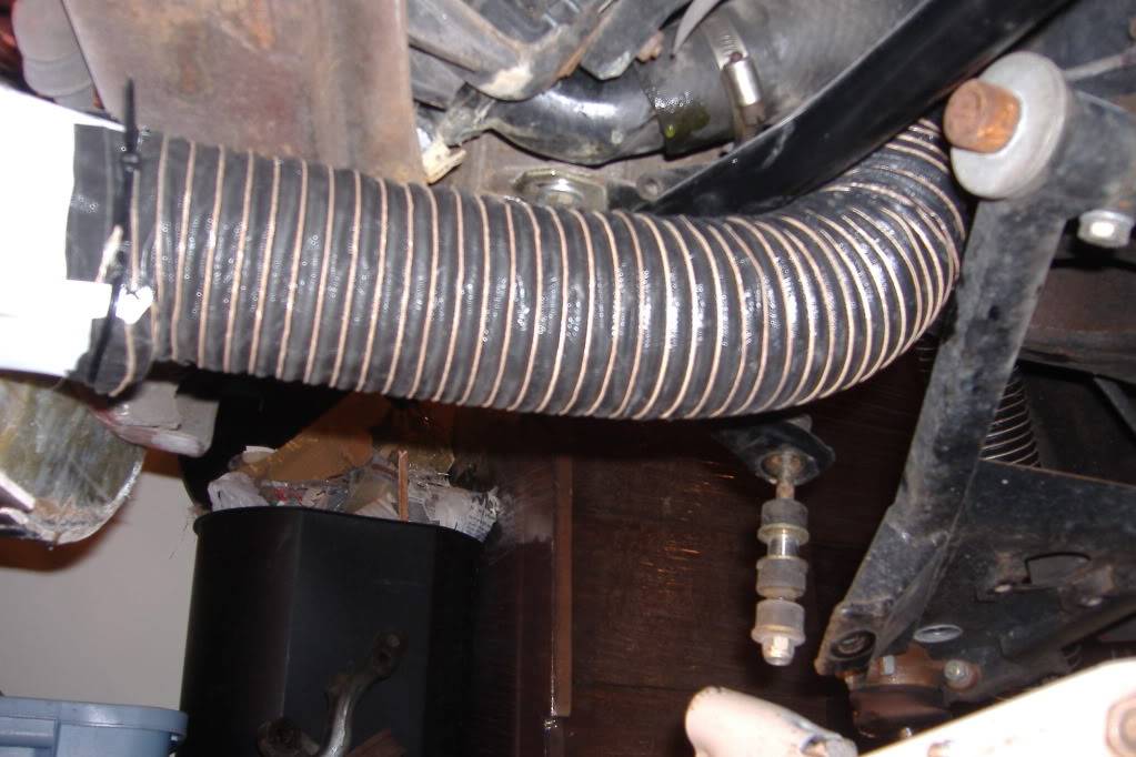 Custom front splitter/air dam and brake ducts