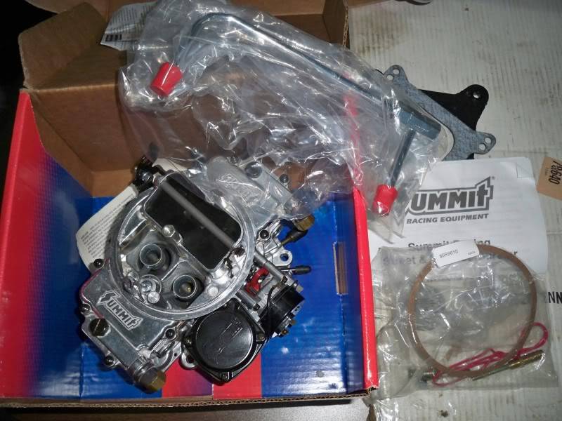Billet pulleys-new, 600 Summit carb-new,complete fuel line & AN ...