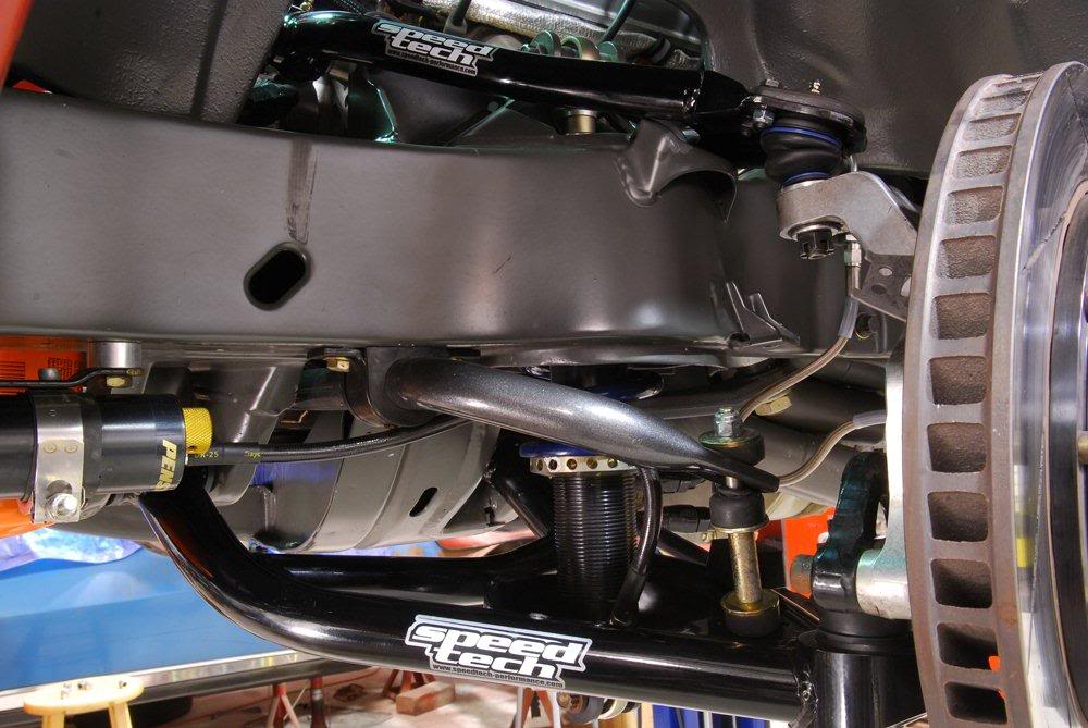 DSE coilover conversion with Global West control arms for 68 camaro