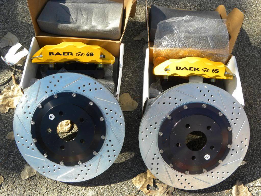 Baer Competition Yellow 6S 15" Extreme + Brake Pkg for C6/DSE/ATS Spindles