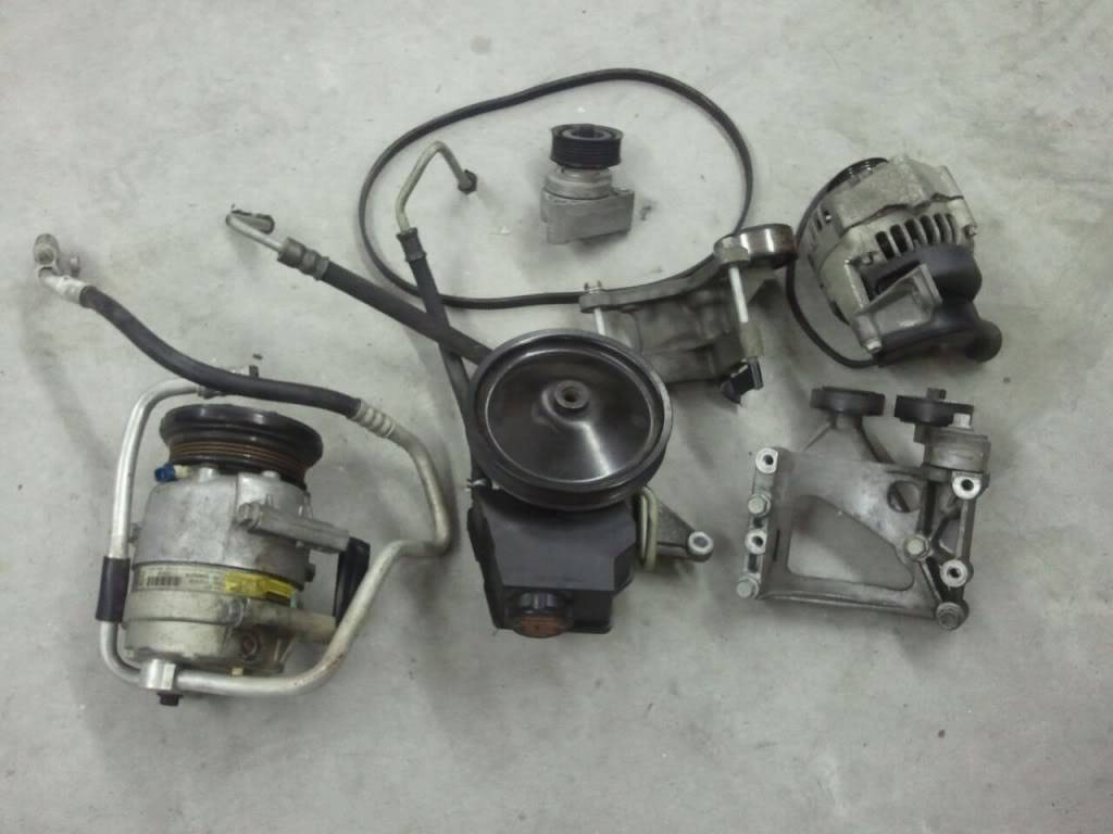 ls1 front pulley and pumps