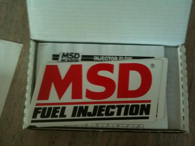 MSD Injectors 50lb New-In-Box - Flow Matched
