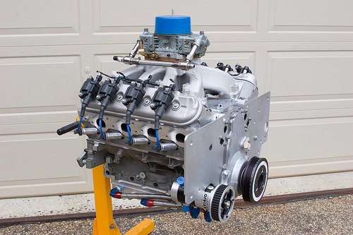 64 GTO ROAD RACE CAR engine change pics and dyno video