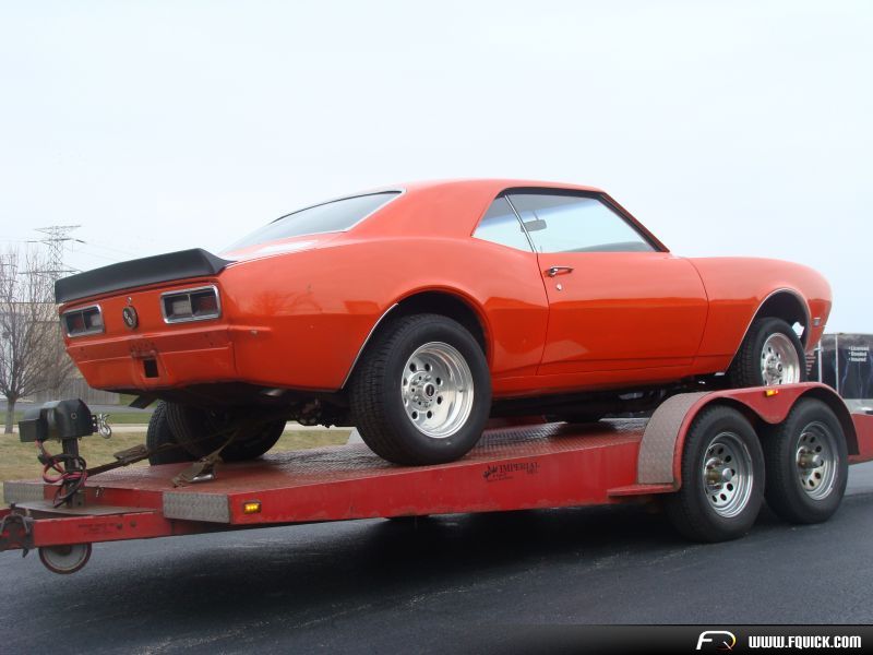 1968 Camaro Roller Hugger Orange Black Buckets Power Steering 10 Bolt ...
