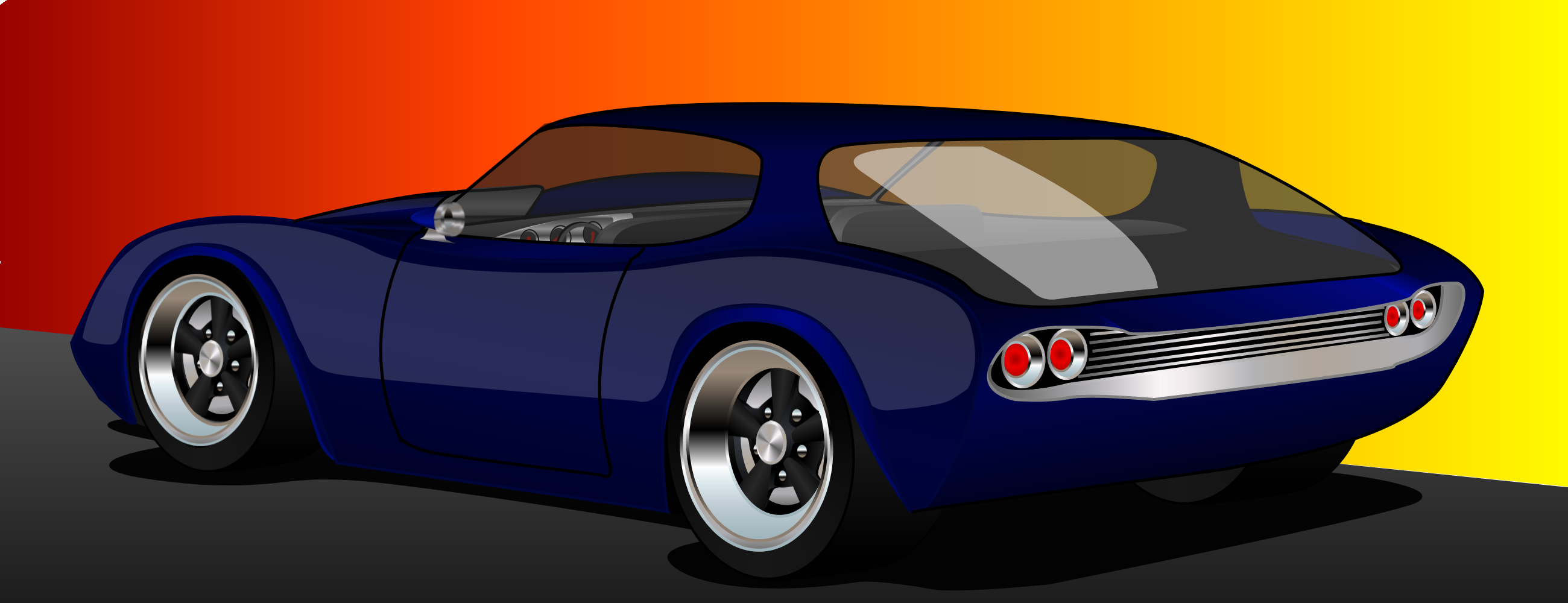 SVTMeteor's pro touring/muscle car design renders