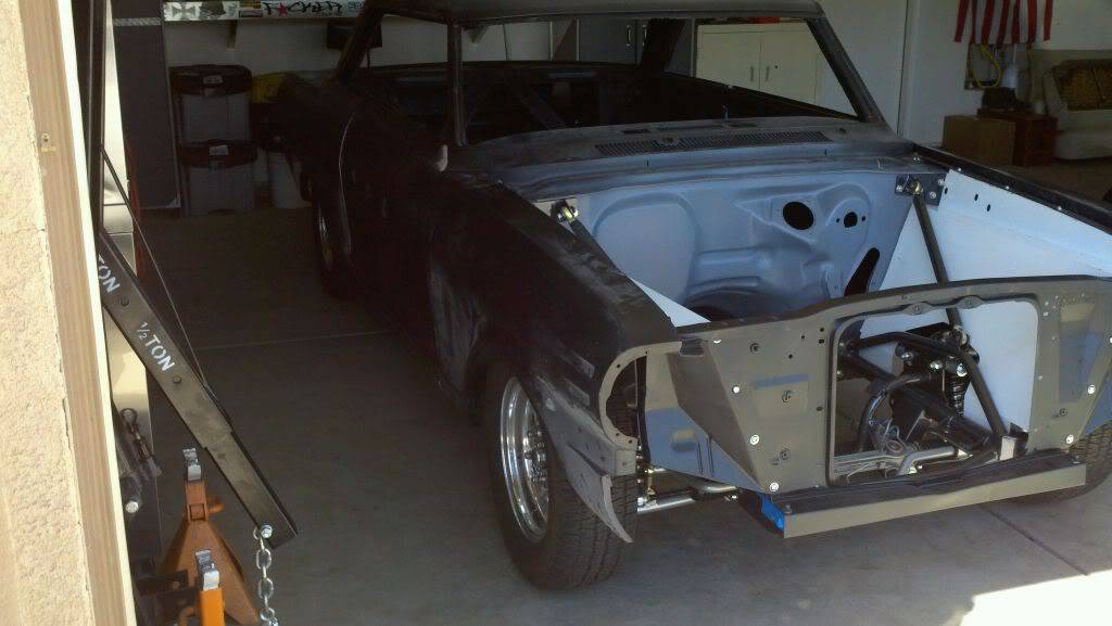 Project "split personality" 64 chevy ii pro touring