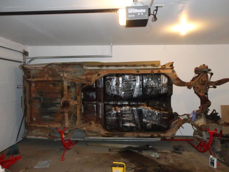 Replacing body/frame bushings on a GM A-body...