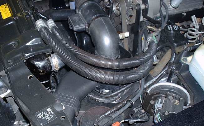 MAF location in intake tube??