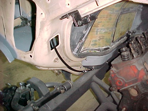 Shifter cable routing