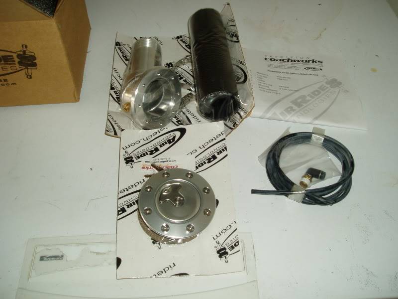 Ridetech billet gas cap 67-68 Camaro