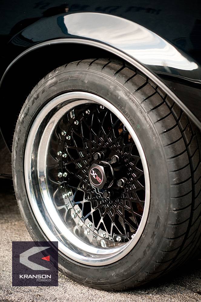 Photoshoot of a Modded GNX with a set of one-off wheels