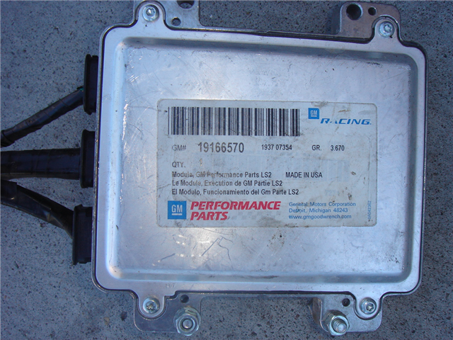 GM Performance Parts LS2/LS3/LS7 Stanalone engine harness and ECU w ...
