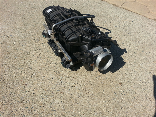 l92 truck intake with throrlttle body & injectors