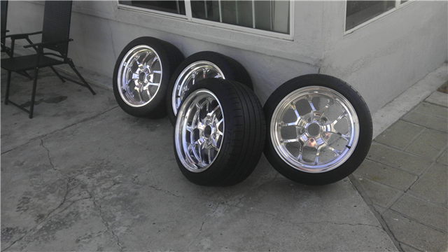 2 17x8 2 17x9.5 5.5in bs billet centerline lazer wheels with michelin ...