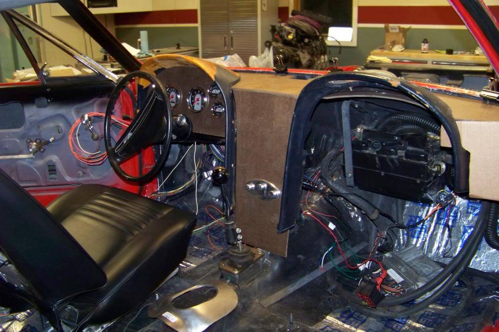 Chevelle with custom 67 corvette dash