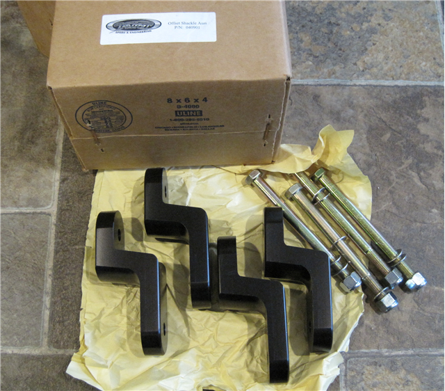 Detroit Speed & Engineering Offset Shackle Set for 67-69 Camaro/Firebird