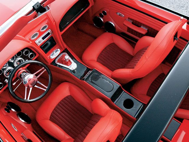 Chevelle with custom 67 corvette dash